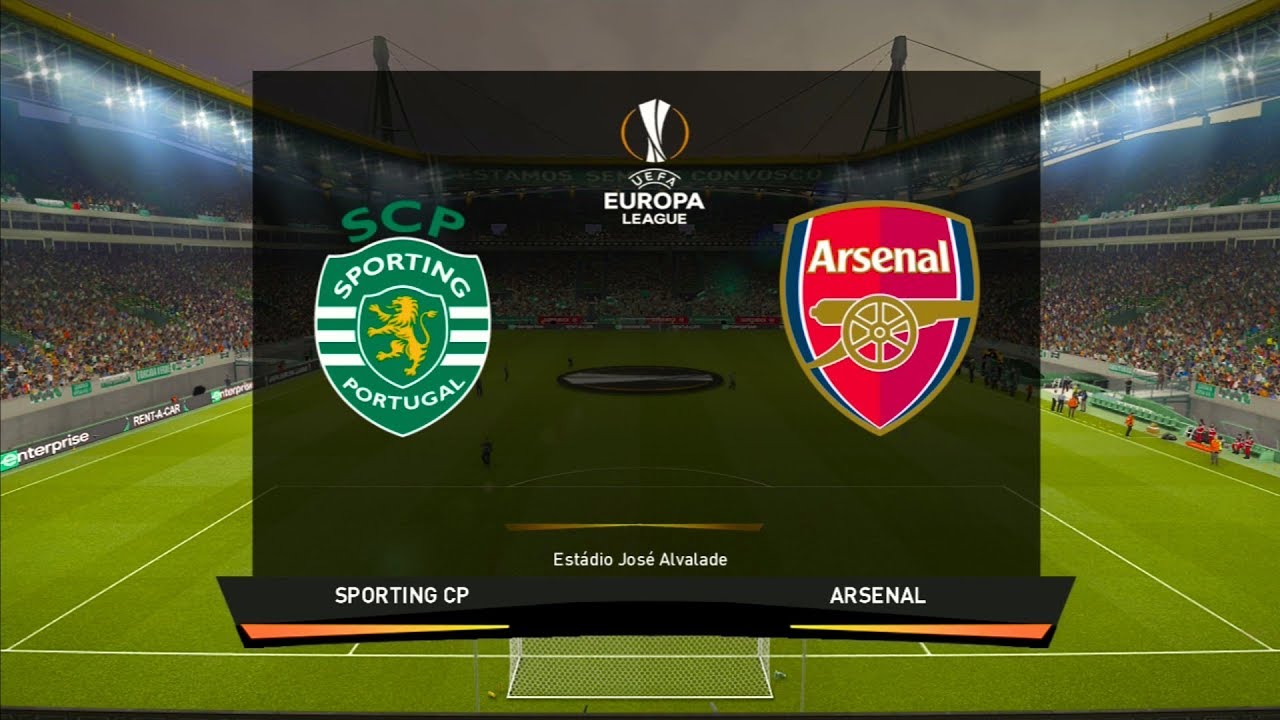 Sporting Lisbon Vs Arsenal Europa League 25 10 2018 Gameplay Youtube