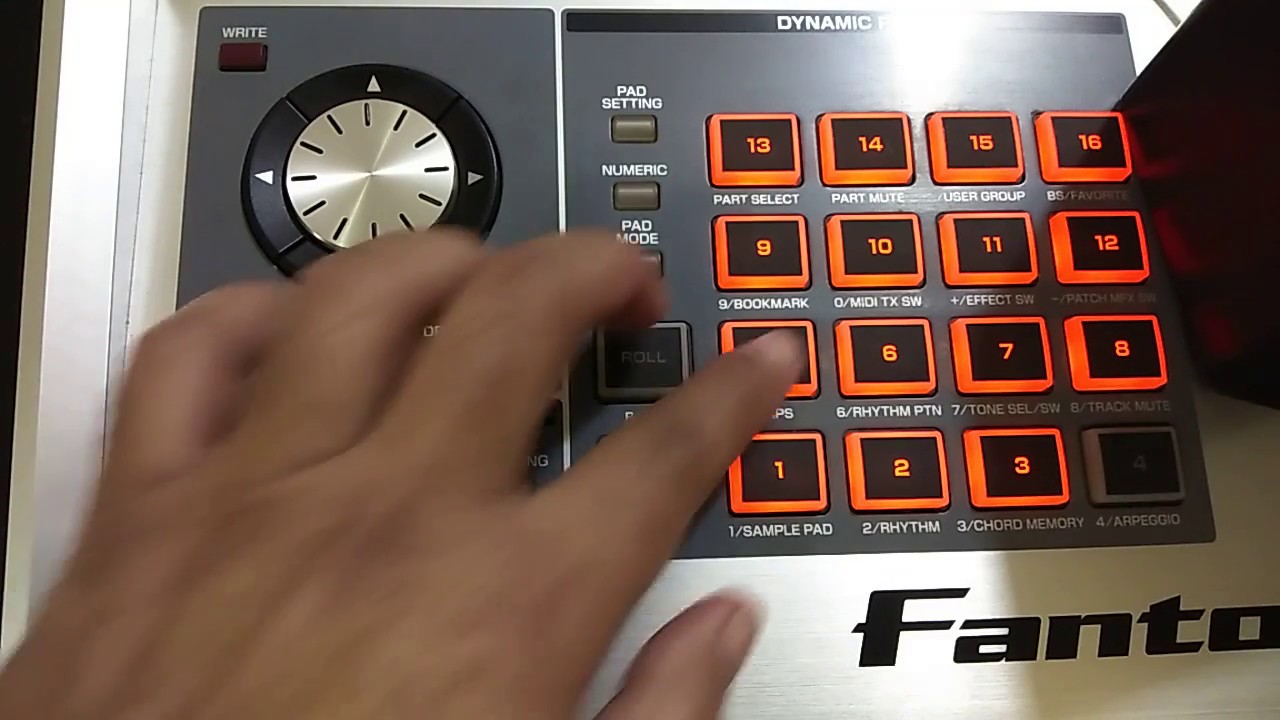 Roland Fantom G6 Live,Single, Favourite,Studio explanation - YouTube
