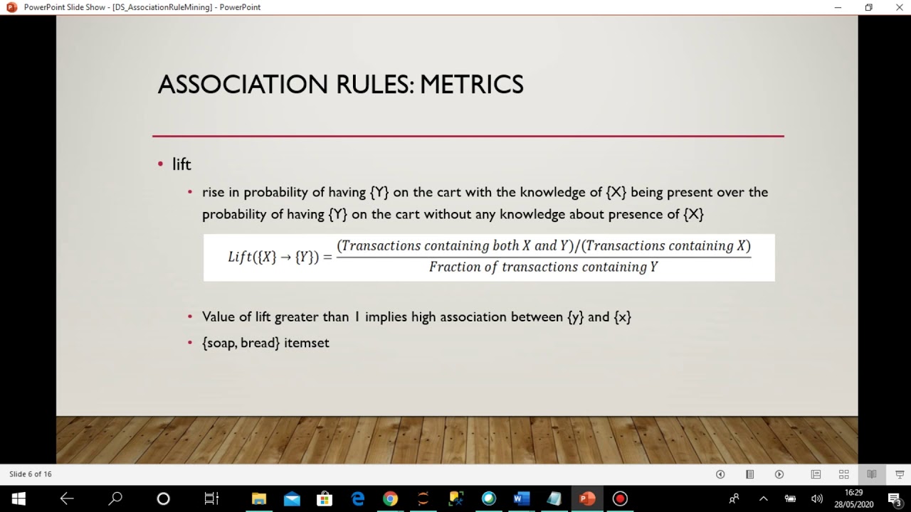 Data Science Using Python Association Rule Mining Theory Part 1