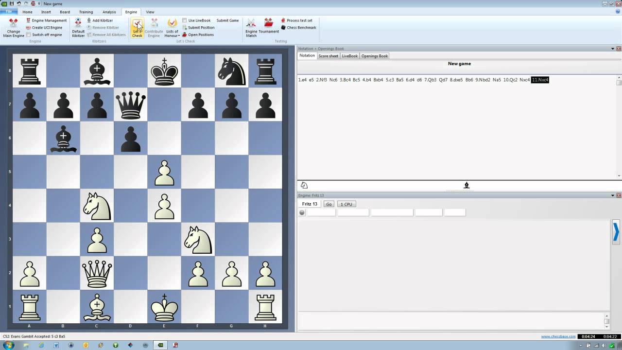 Fritz 13 Lets Check intro - YouTube