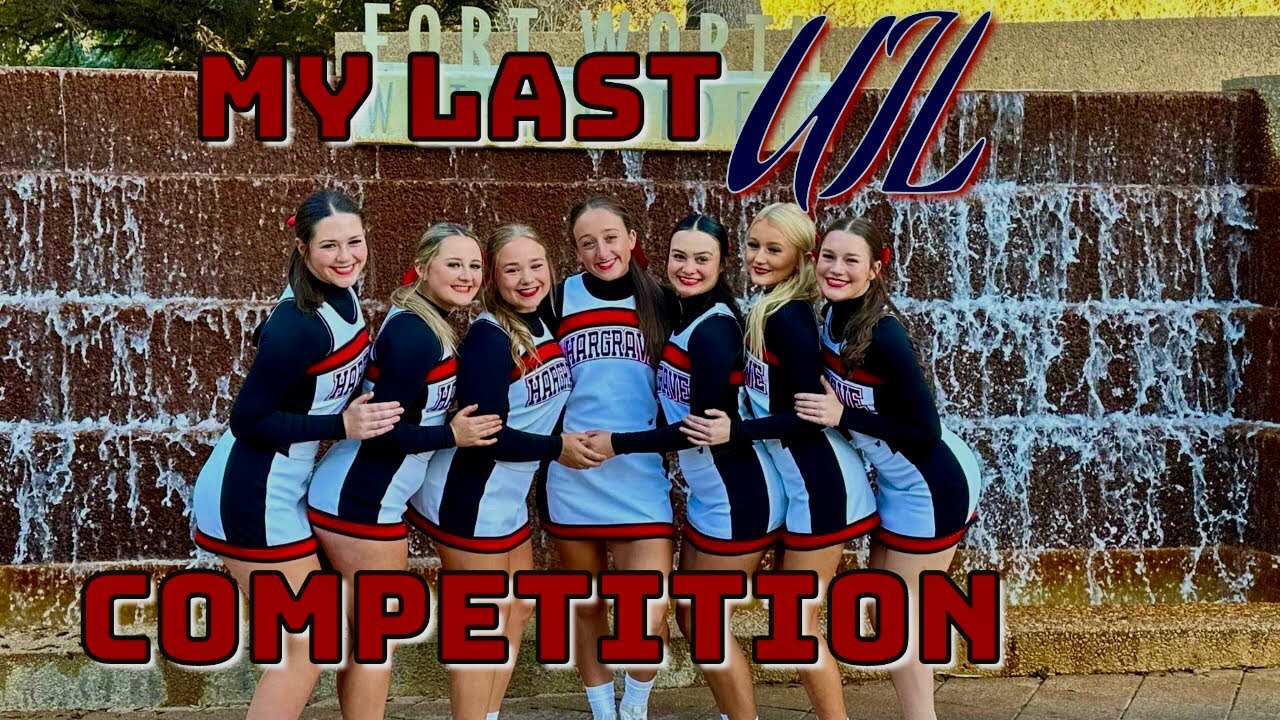 my last UIL cheerleading competition - YouTube