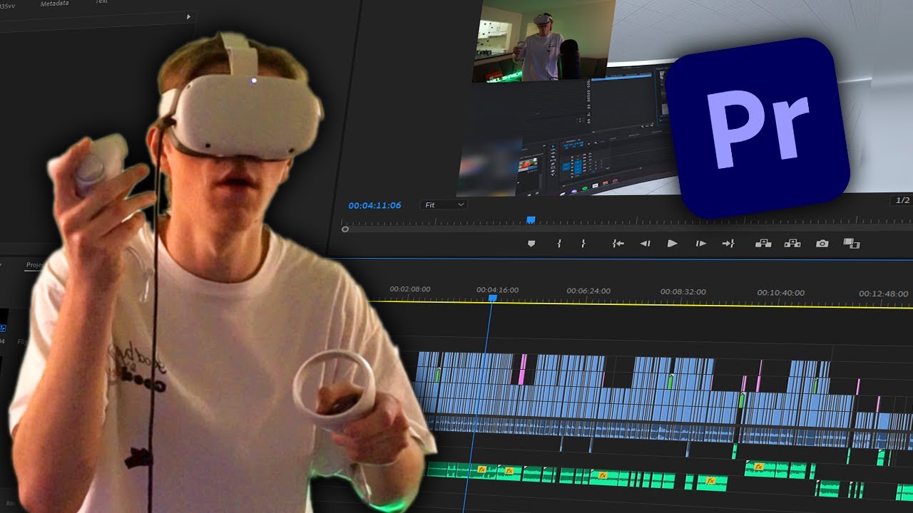 I Tried To Edit A YouTube Video In VR - YouTube