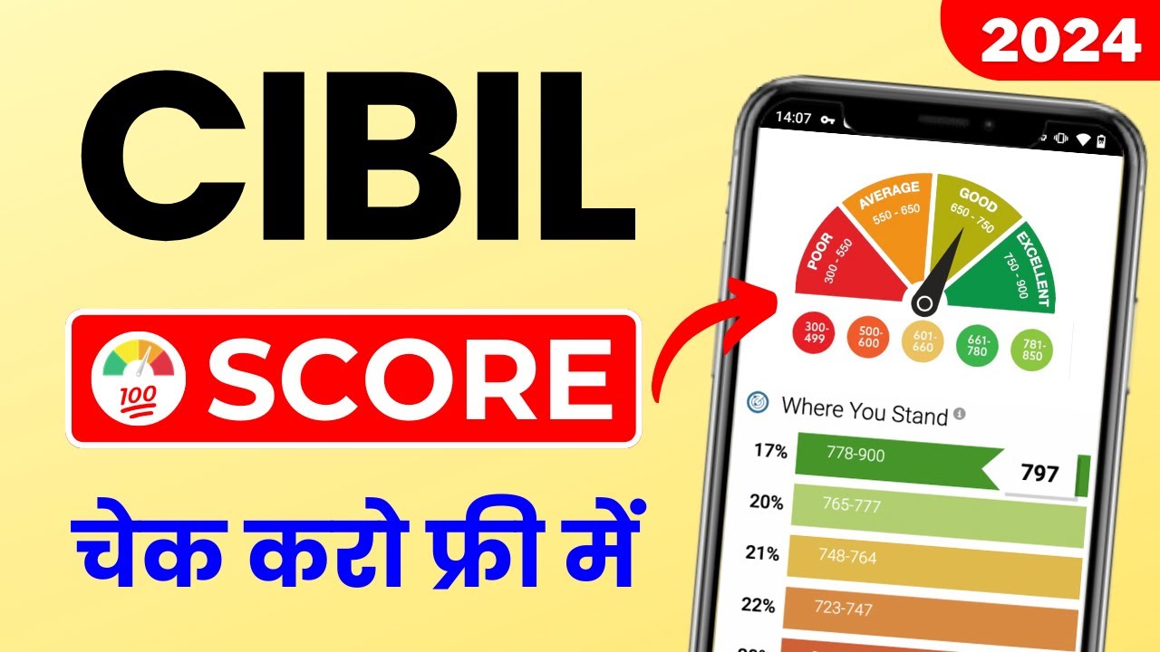 Cibil Score Kaise Check Kare 2024 | How to Check Cibil Score for Free ...