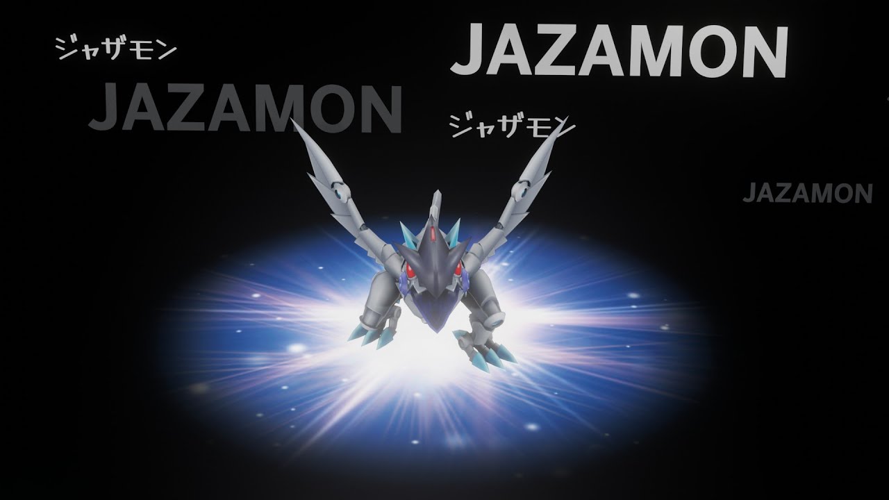 Jazamon (ジャザモン) Full Digivolution - YouTube