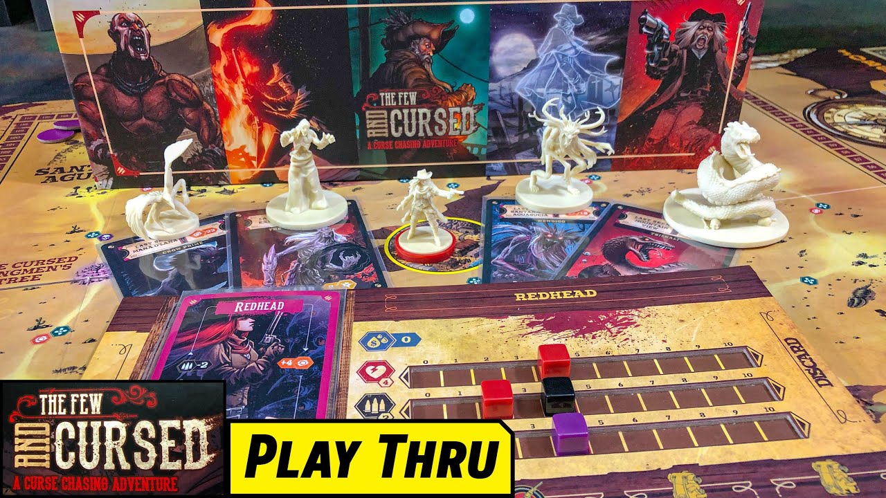 FEW AND CURSED Board Game Solo Play OPERATING IN THE SHADOWS - YouTube