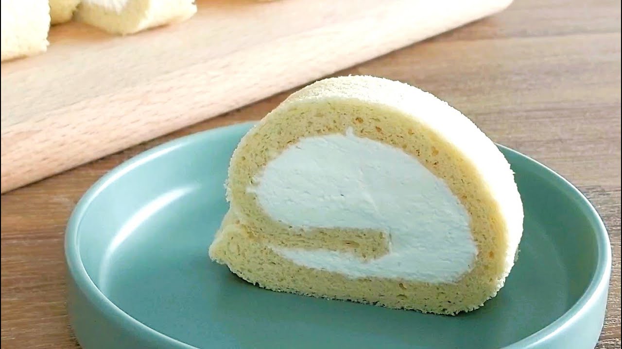 How to Make Japanese Chiffon Roll Cake - Light & Fluffy! - YouTube