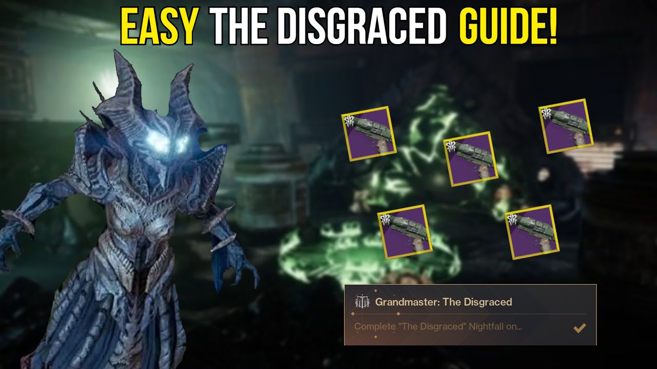 How To *DOMINATE* The Disgraced! (Grandmaster Guide) | Destiny 2 - YouTube