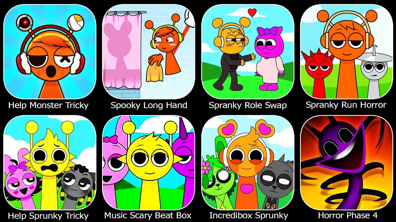 Help Monster Tricky Puzzle,Horror Phase 4,Spooky Long Hand,Spranky Role ...