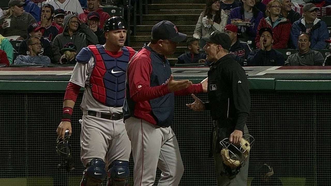 Pierzynski ejected while behind the plate - YouTube