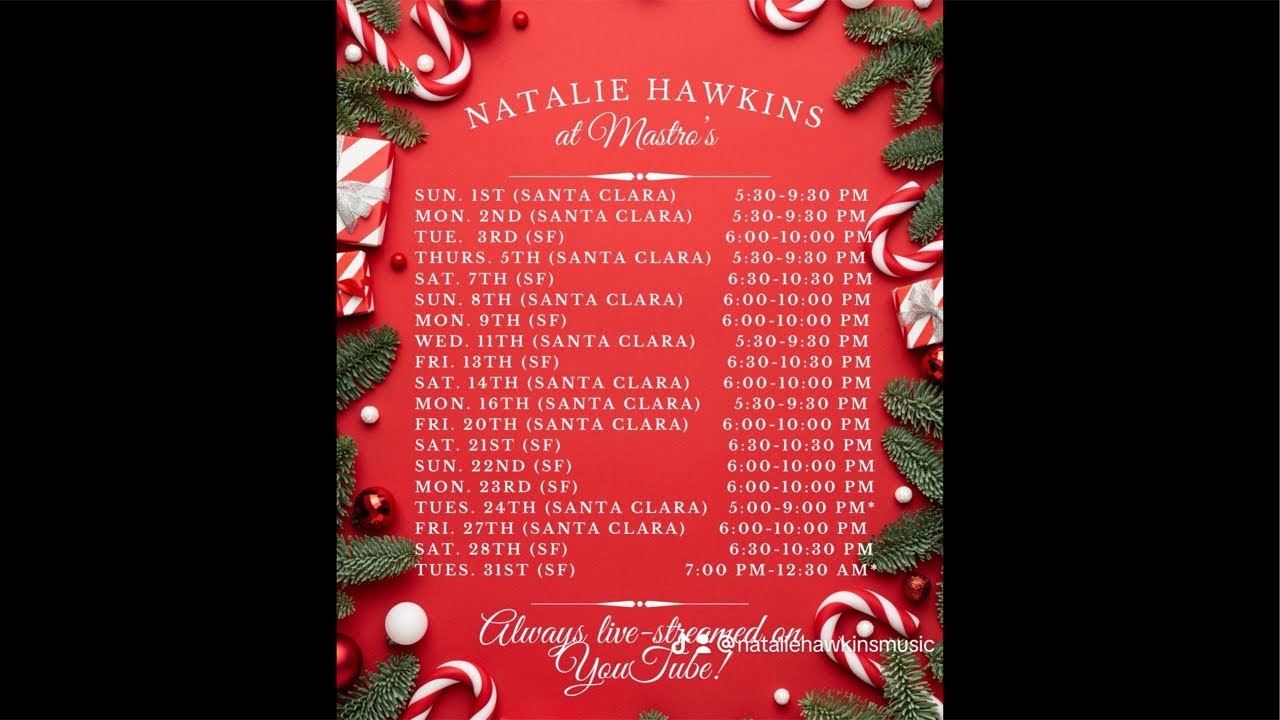Natalie Hawkins Is Live 12 02 24 5 30 9 30 PM pst YouTube natalie-hawkins-is-live-12-02-24-5-30-9-30-pm-pst-youtube