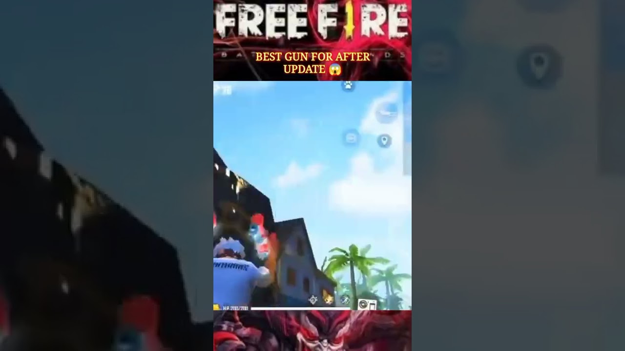 Best gun for😱After update -GARENA FREE FIRE MAX. op gun#short - YouTube