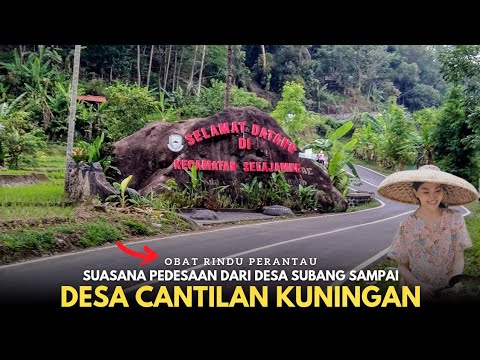 Seindah ini !! Suasana Pedesaan dari Desa Subang Sampai Desa Cantilan ...