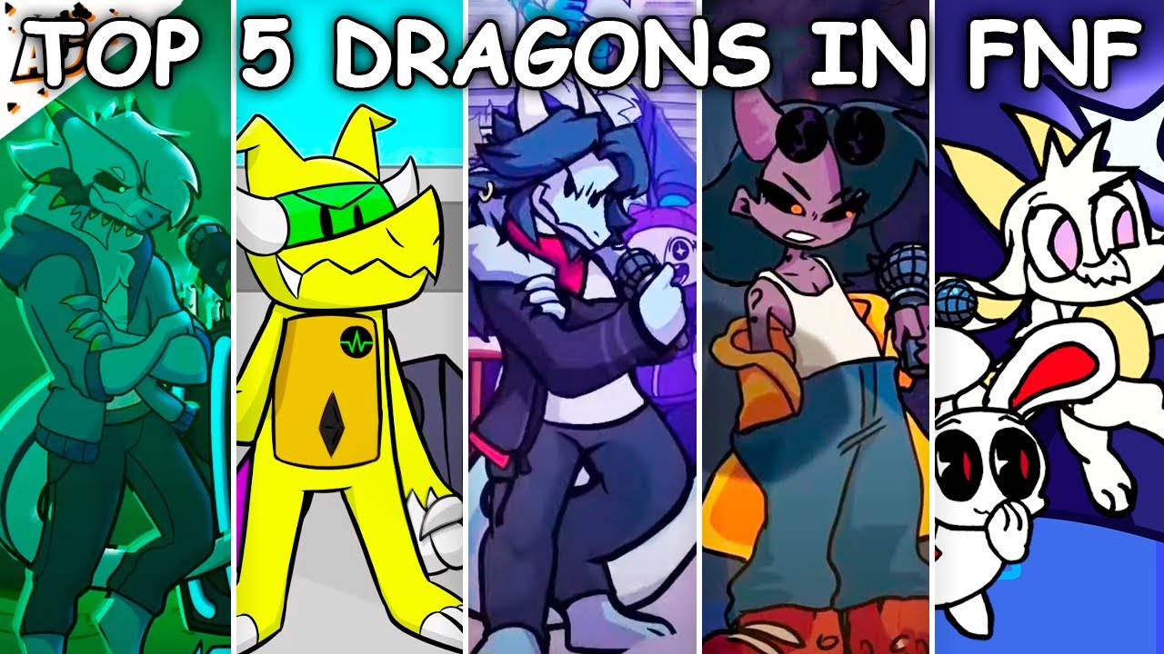 Top 5 Dragons in Friday Night Funkin’ - YouTube