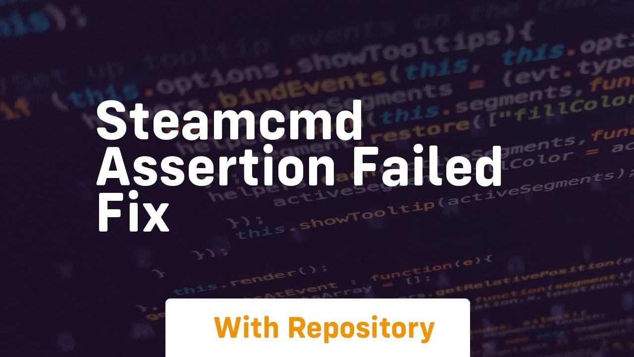 steamcmd assertion failed fix - YouTube