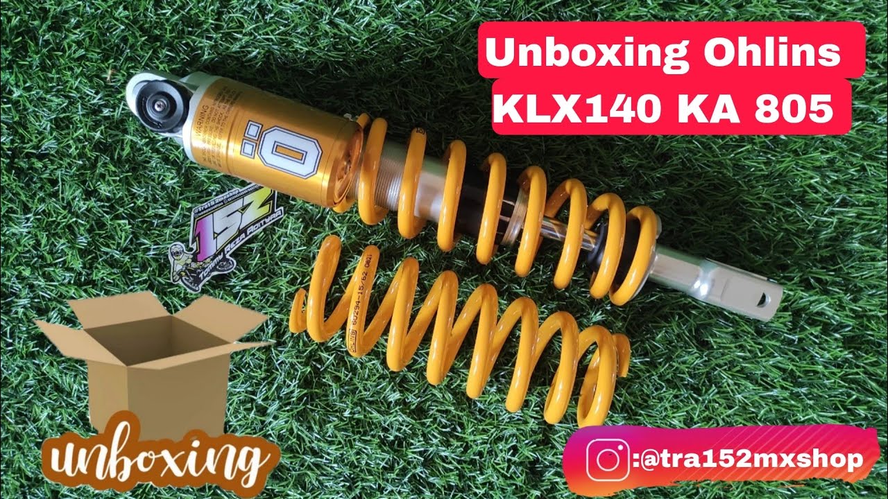 Monoshock OHLINS KAWASAKI KLX 140 KA-805 - YouTube