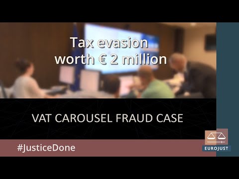 VAT carousel fraudsters arrested | Eurojust - YouTube