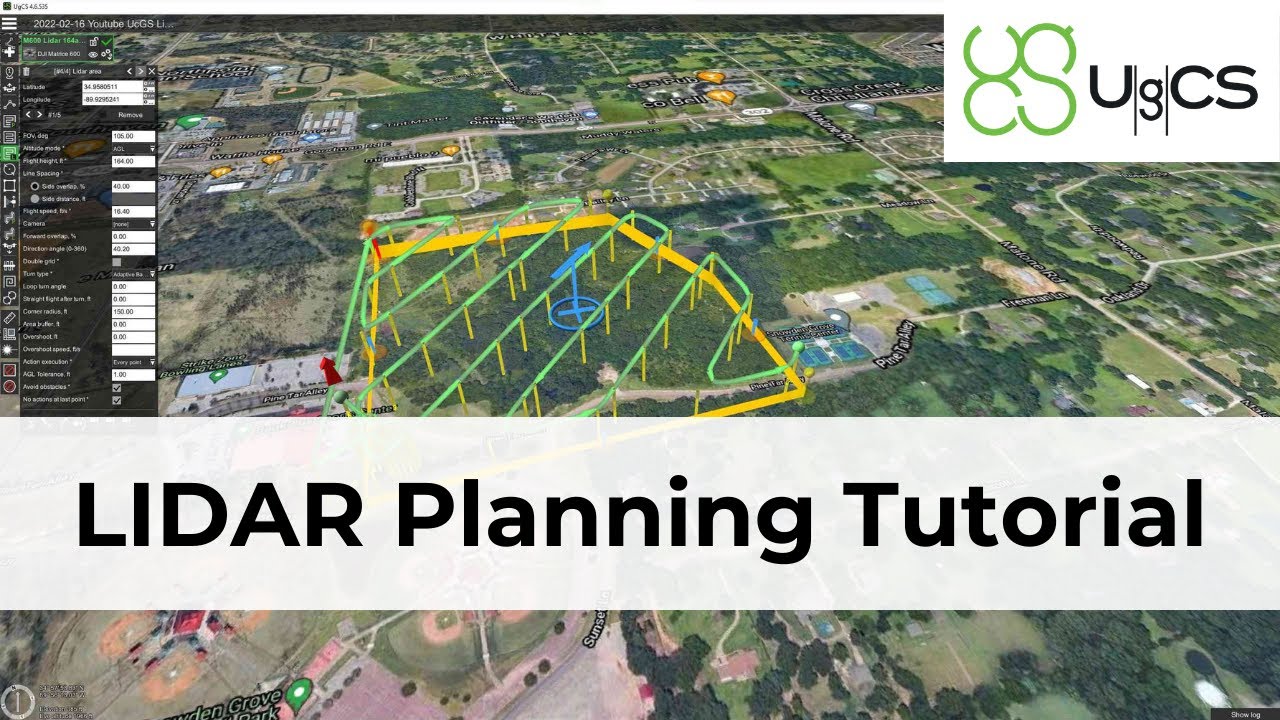 UgCS Expert Lidar Planning Tutorial - YouTube