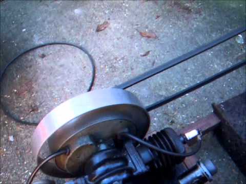 1946 Maytag 72D driving a 1927 Maytag washing machine - YouTube