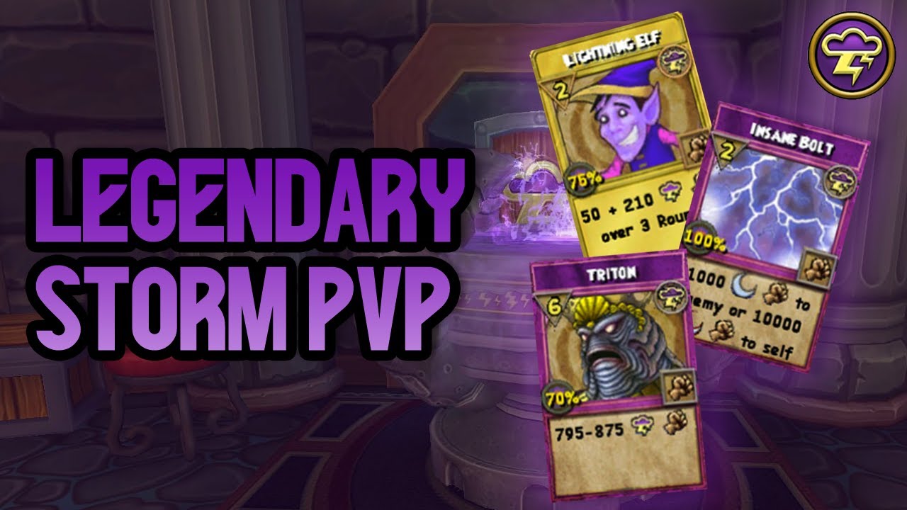 Wizard101: LEGENDARY STORM PvP (60): Lightning Elf! - YouTube