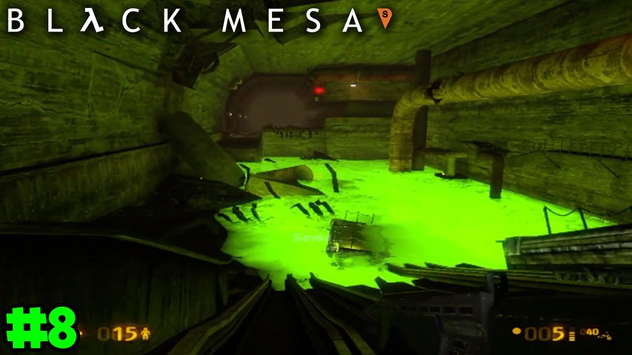 RADIOACTIVE WASTE POOL (Black Mesa #8) - YouTube