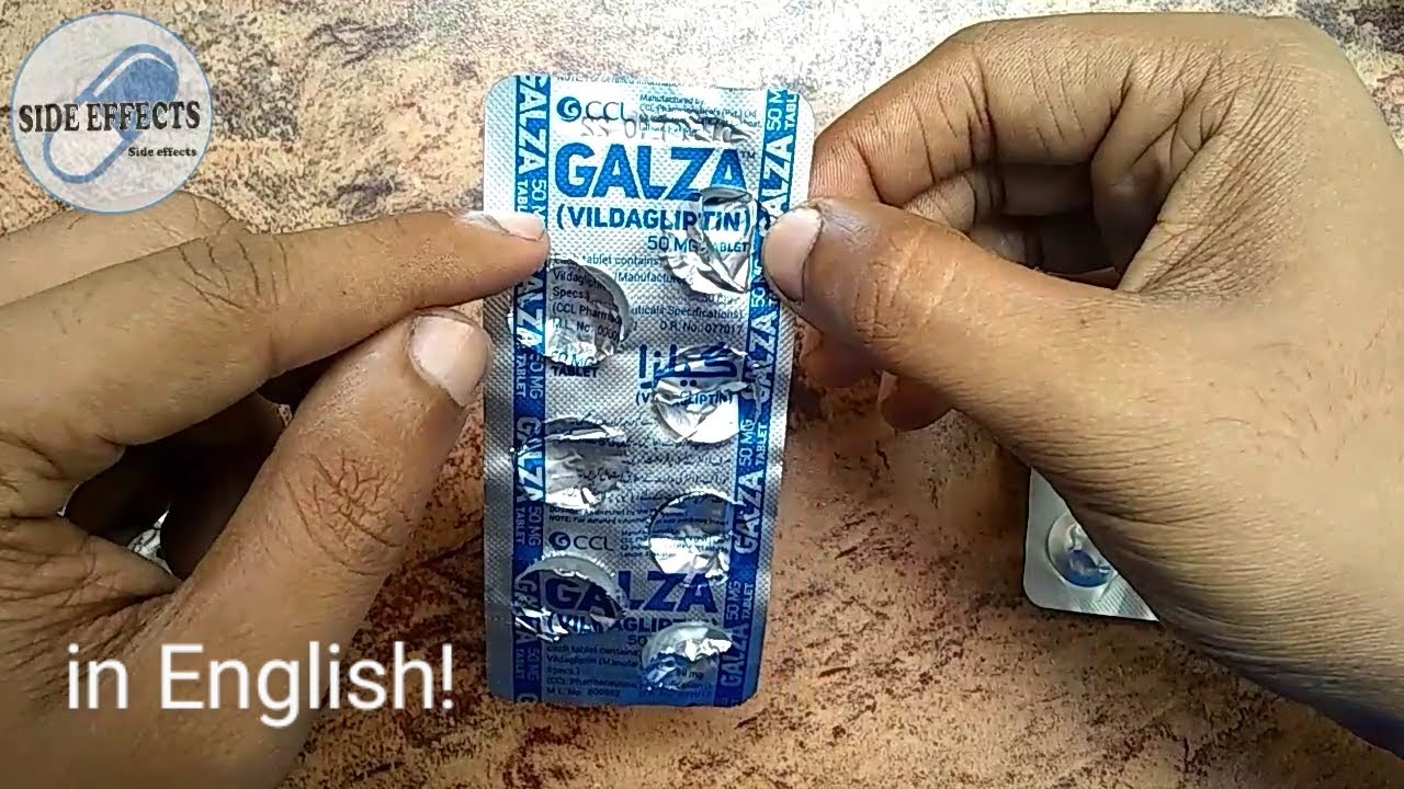GALZA (VILDAGLIPTIN)50mg tablet dangerous side effects in English by Dr ...