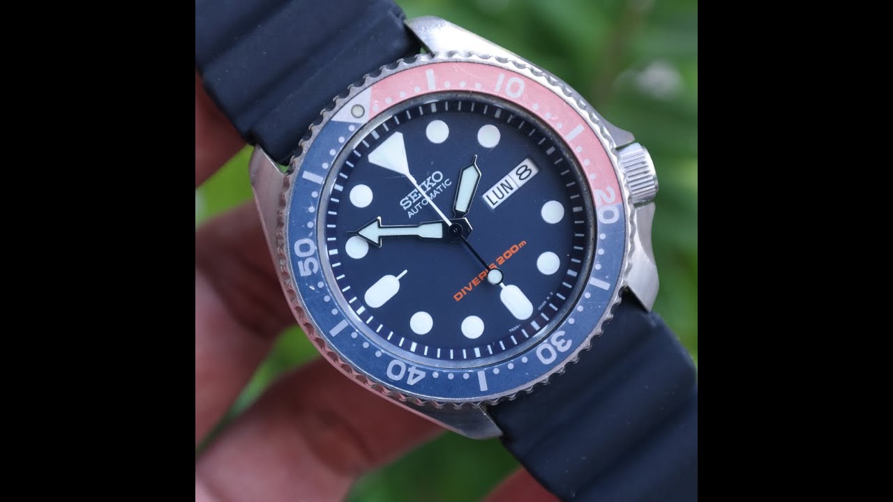 Seiko SKX009 Pepsi Bezel - YouTube