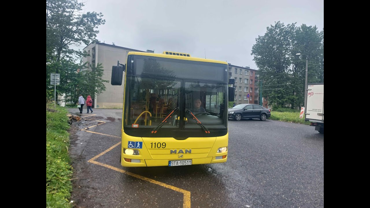 ZTM Katowice (PKM Świerklaniec) @ MAN NL323 Lion's City #1109, Linia T ...