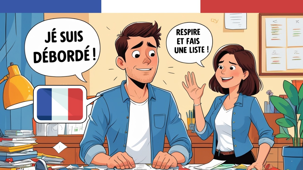 Improve Your French Listening | Dialogue About Busy Life 😩 | French ...