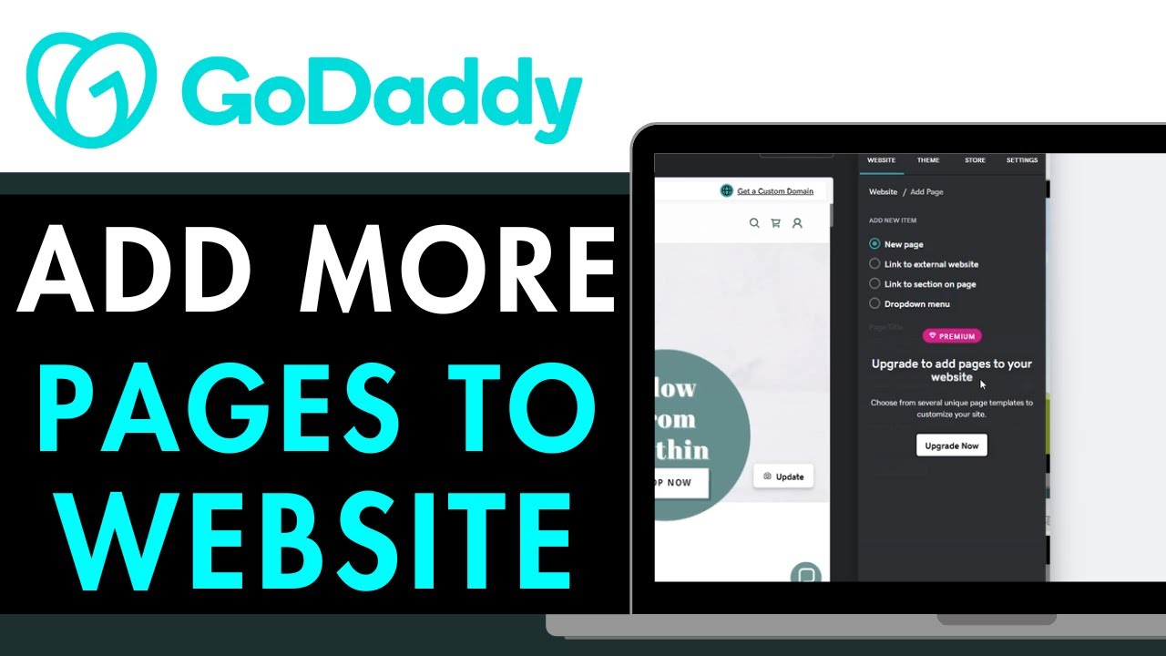 How to Add More Pages on Your Godaddy Website 2025 (EASY GUIDE) - YouTube