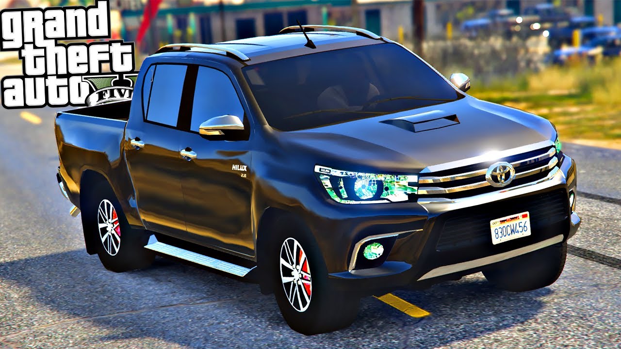 FUGA TOYOTA HILUX REVO 2016 - GRAND THEFT AUTO V - GTA V MODS - YouTube