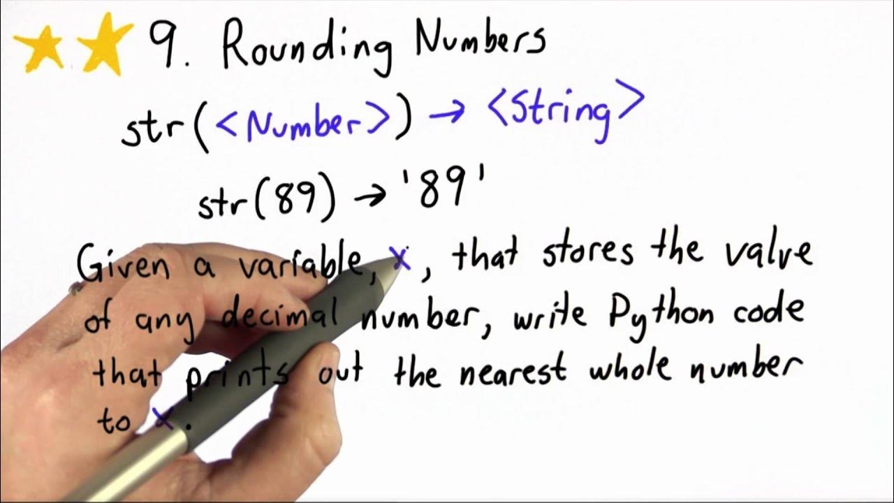Rounding Numbers - Intro to Computer Science - YouTube