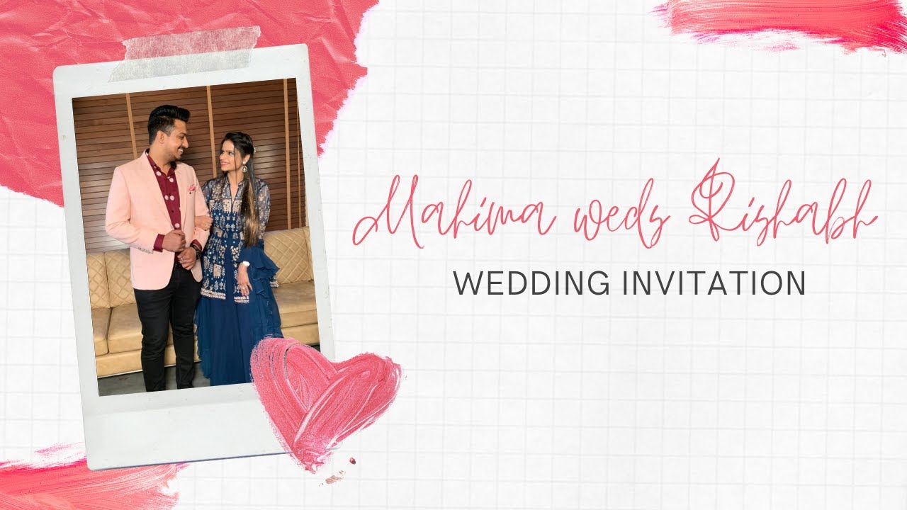 Jain Wedding E-invite - YouTube