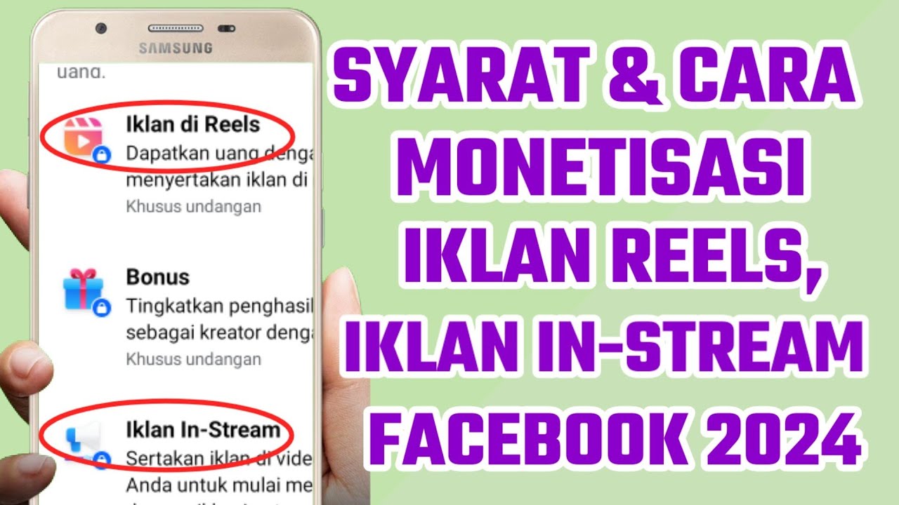 syarat monetisasi iklan reels di facebook 2024 | cara mengaktifkan ...
