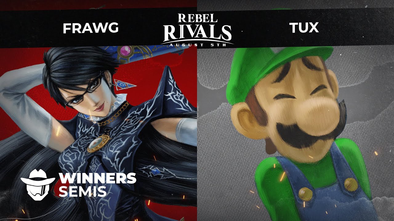frawg (Bayonetta) vs Tux (Luigi) | Winners Semis | Rebel Rivals 9 - YouTube