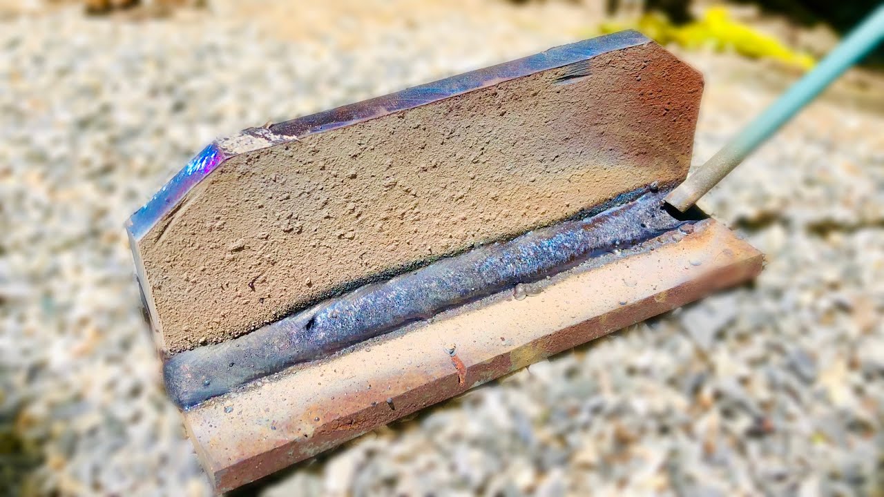 Only a few welders know the technique of 2f welding on plate - YouTube