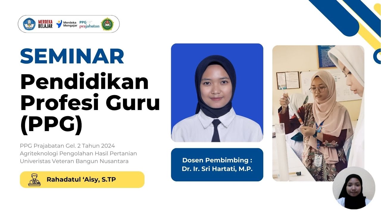 SEMINAR PPG CALON GURU GEL.2 TAHUN 2024 UNIVERSITAS VETERAN BANGUN ...
