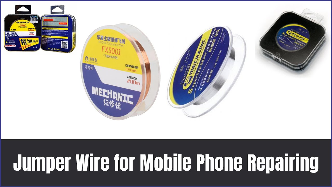 Jumper Wire for Mobile Phone Repairing - YouTube