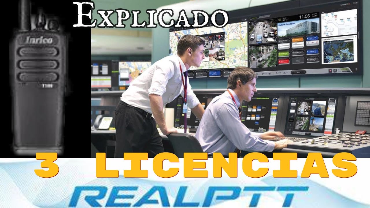 3 Licencias de Real PTT PTT GPS, Video Vivo, Control de Rondas Patrol ...