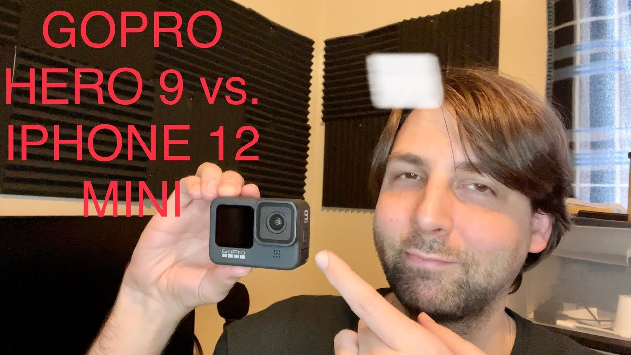 GOPRO HERO 9 vs. IPHONE 12 MINI (Unedited) Audio and Video Test - YouTube