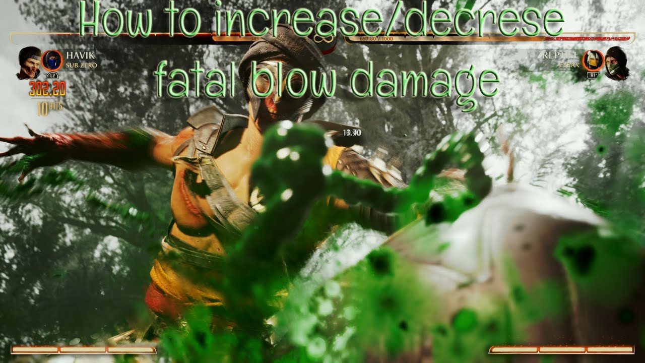 Mortal Kombat 1 - How to increase/decrease damage on fatal blows!!! - YouTube