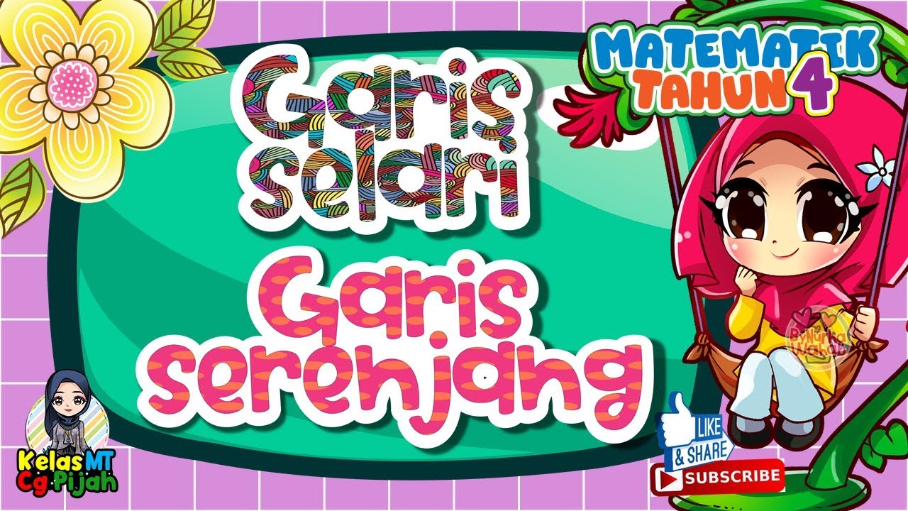 Garis selari dan garis serenjang I Ruang I Matematik Tahun 4 - YouTube