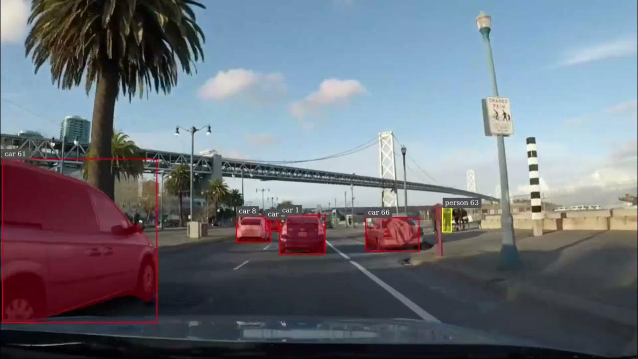 Deepstream real-time instance segmentation - YouTube