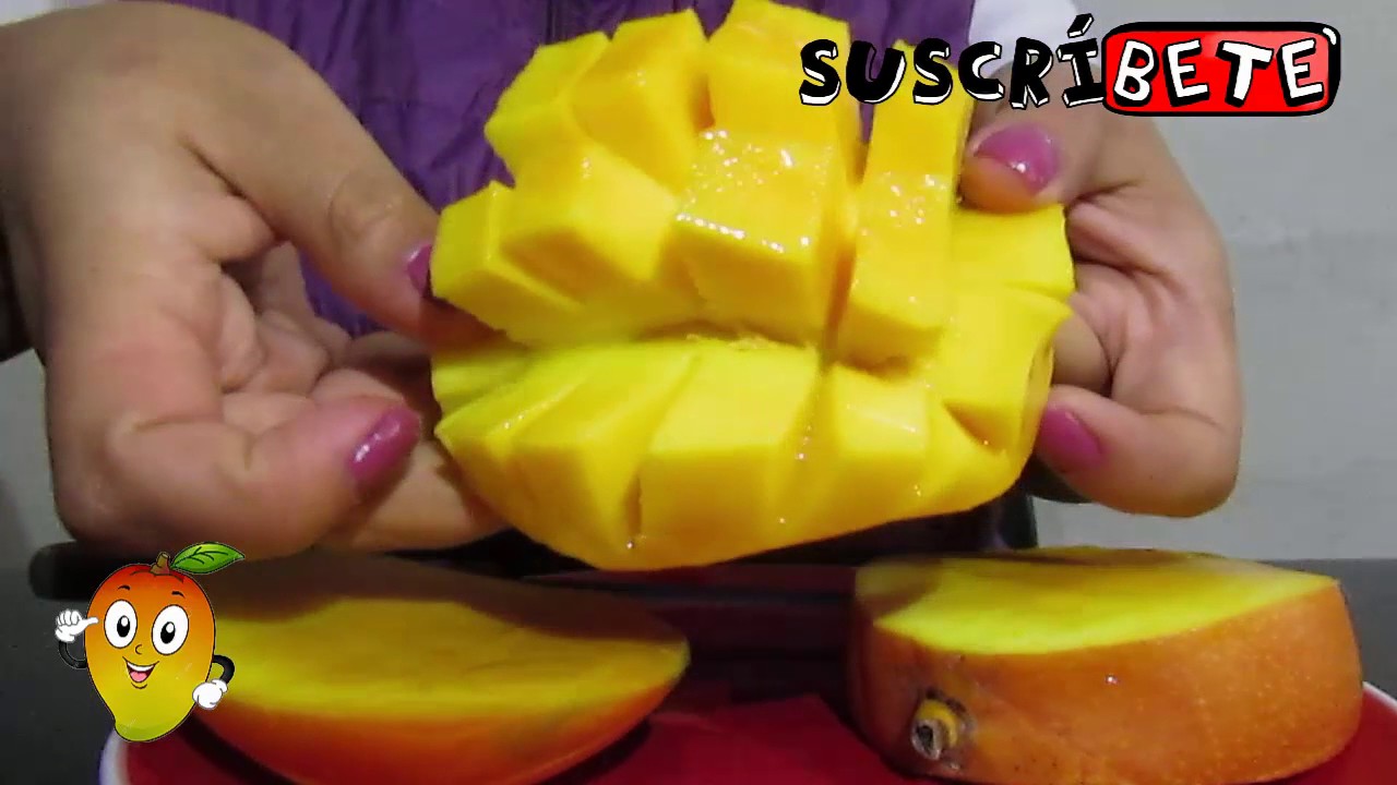 Mini Tips: Cortar y Comer un Mango - YouTube