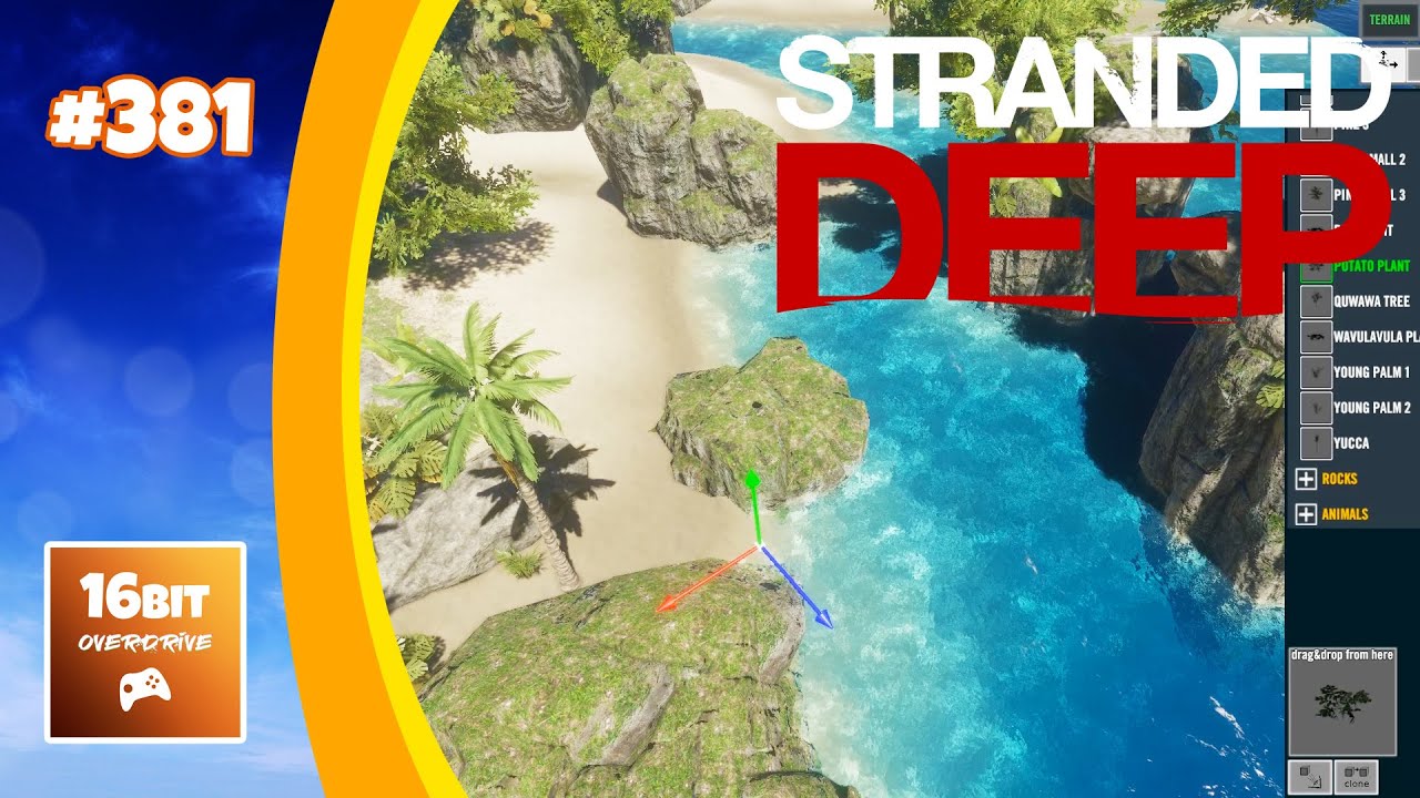 Stranded Deep: Advanced Map Creation - Deep Water Beach #381 - YouTube