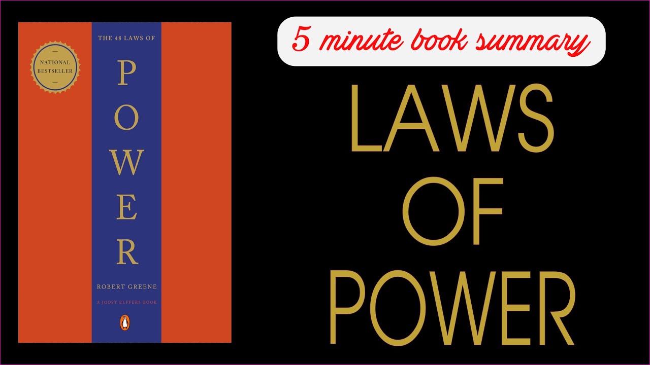 30 Minute Book Summary of Robert Greene book| 48 laws of power - YouTube