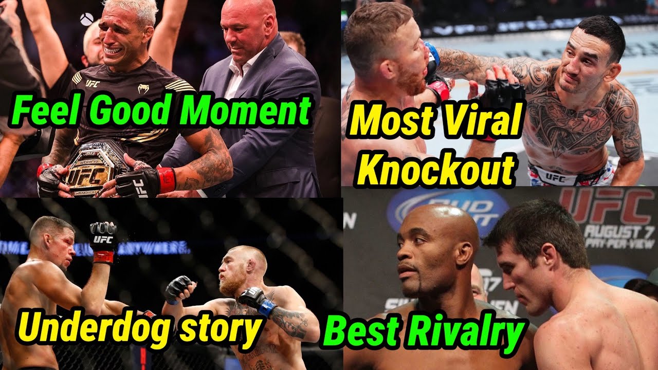 Top 5 Most Cinematic Fights in UFC | Real Life Rocky Stories in MMA ...