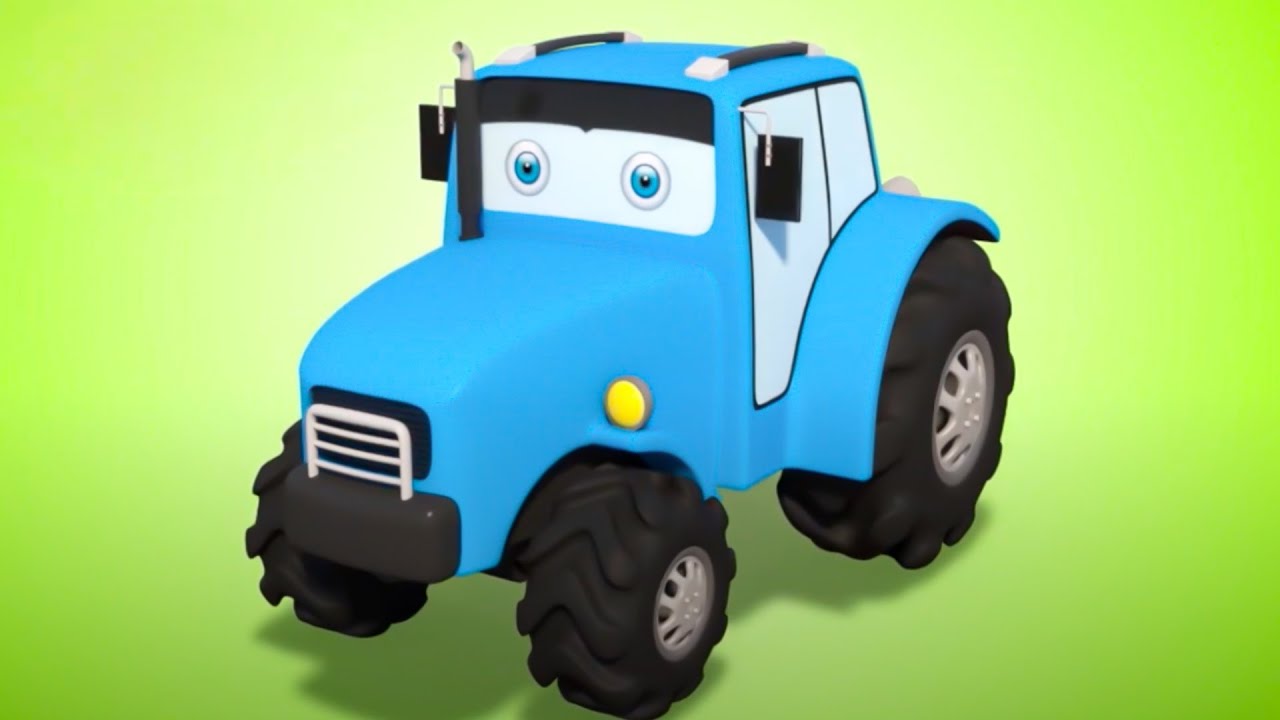 Tractor Formation & More Animated Vehicles Videos for Kids - YouTube