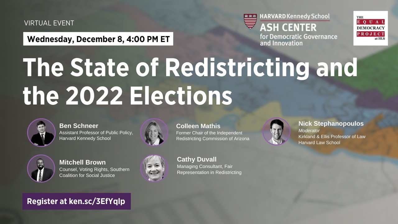 The State of Redistricting and the 2022 Elections - YouTube