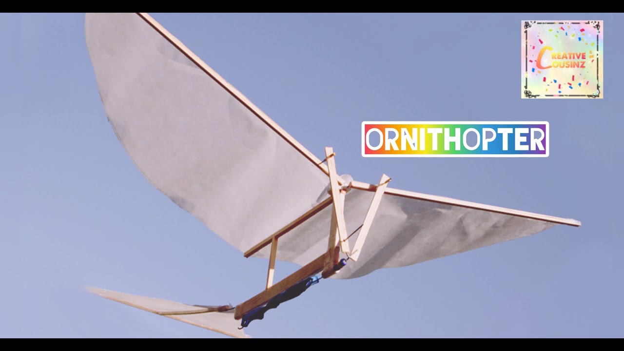 How to make an ‘ornithopter’ | DIY flying bird | #diy #craftideas # ...