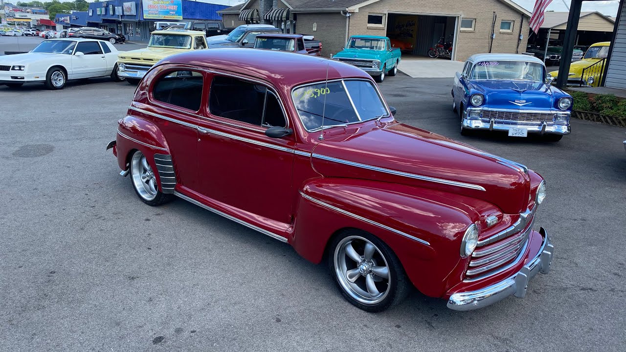 Test Drive 1946 Ford Deluxe 2 Door Sedan SOLD $25,900 Maple Motors ...
